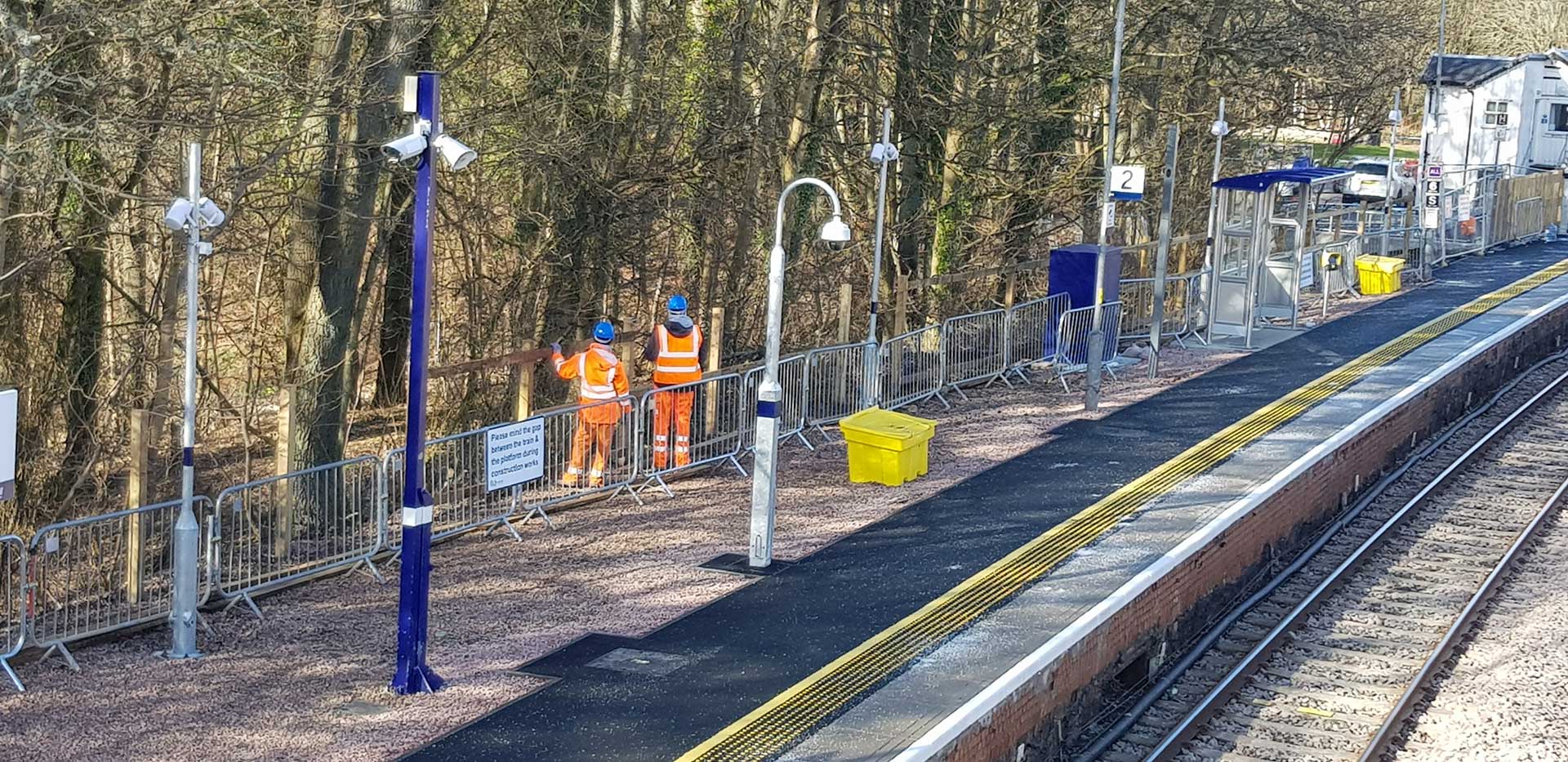 Tactile Stud Installation | Platform Safety